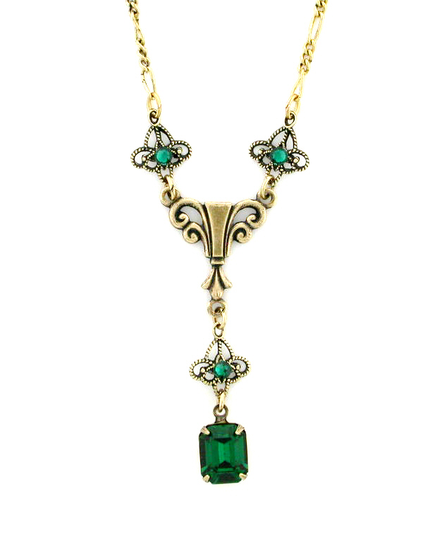 VintageJewelrymine|Vintage Reproduction Y-Necklace|Victorian Style